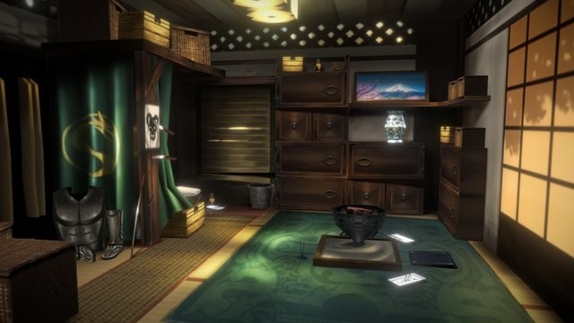 ArtStation - Oriental MMO House - Handpainted Textures