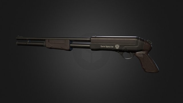 ArtStation - Pump shotgun TOZ 194