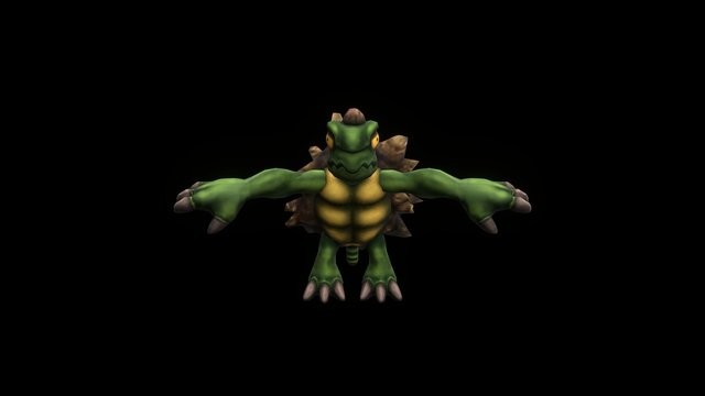 ArtStation - Super Dungeon Tactics - Bipedal Turtle with Stalagmite ...