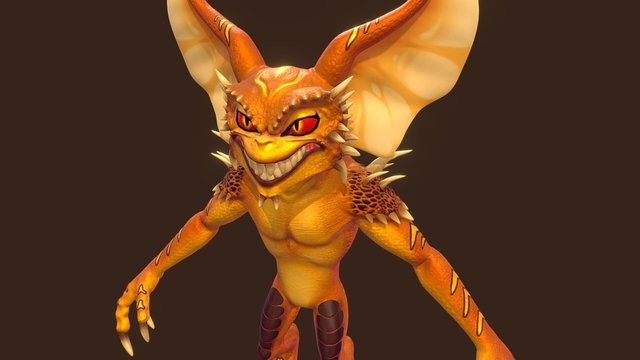 Artstation Yellow Gremlin