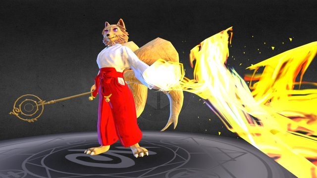 ArtStation - Miko Kitsune: Guardian of the Sun