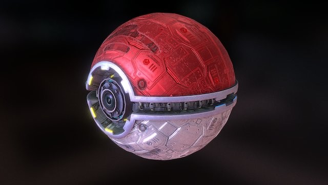 ArtStation - Pokeball Stylized - sketchfab