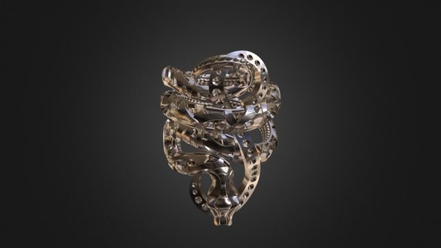 ArtStation - snake ring