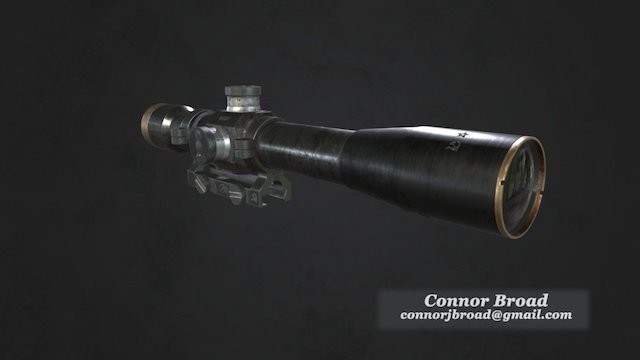 ArtStation - Mosin Nagant PEM scope w/ Smirnskiy top mount