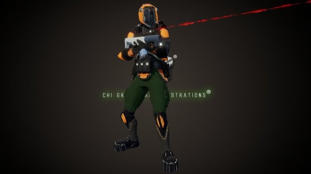 ArtStation - Sci-fi NPC Humanoid