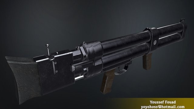 ArtStation - DP-64 Nepryadva Grenade Launcher
