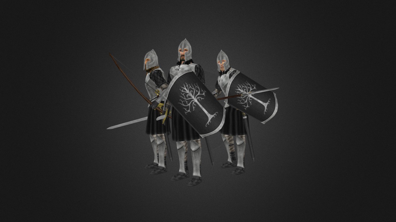 ArtStation - Gondorian Soldiers upgrade 1