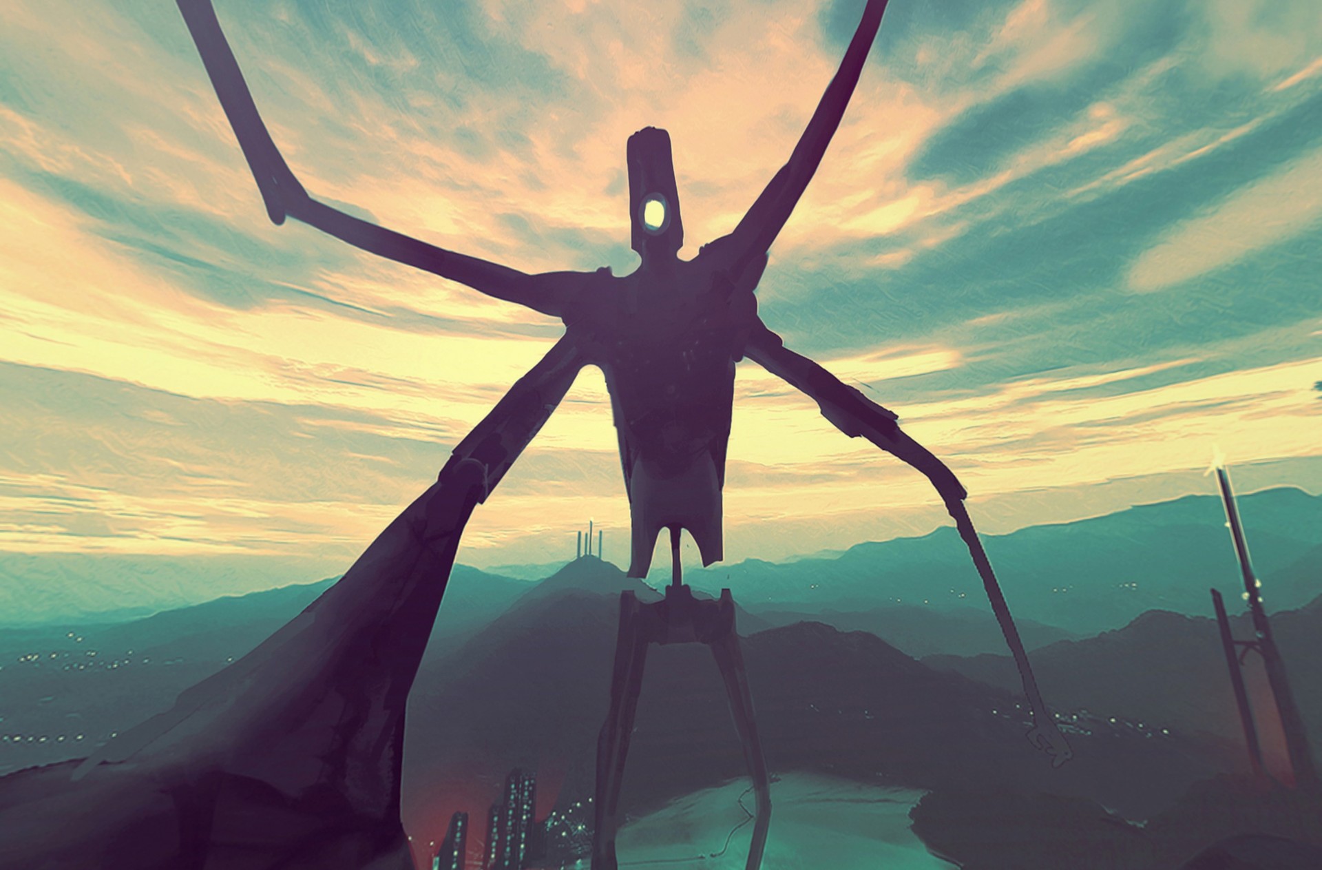 ArtStation - "The Meeting" 360 Panoramic Painting