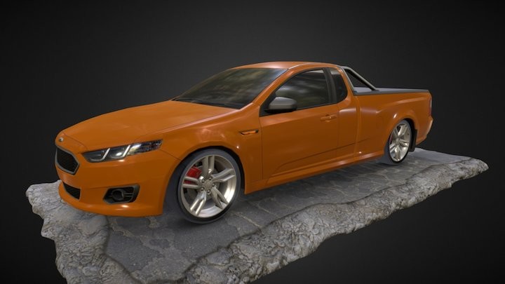 ArtStation - Ford Falcon Ute