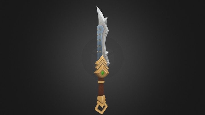 ArtStation - Hand Painted Sword