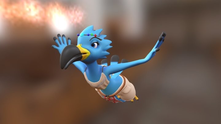 ArtStation - Calico! "Zelda breath of the wild inspired "Rito villanger!"