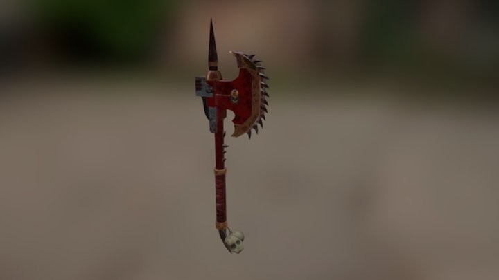 ArtStation - 40K Chain Axe