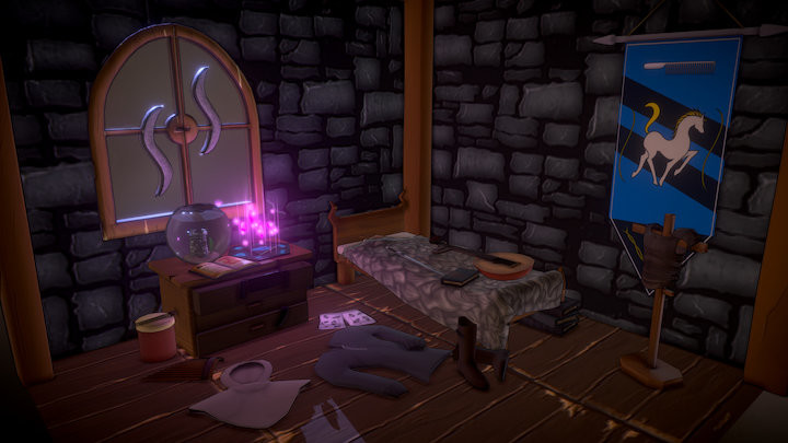 ArtStation - Knight VR Room