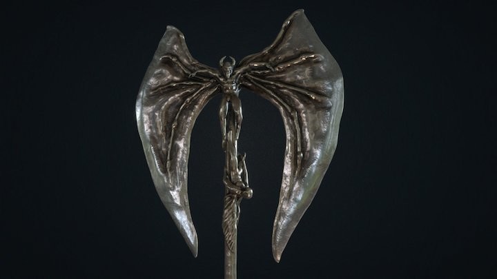 ArtStation - Axe of fallen angels