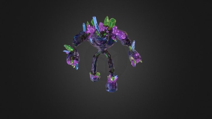 ArtStation - Crystal Golem