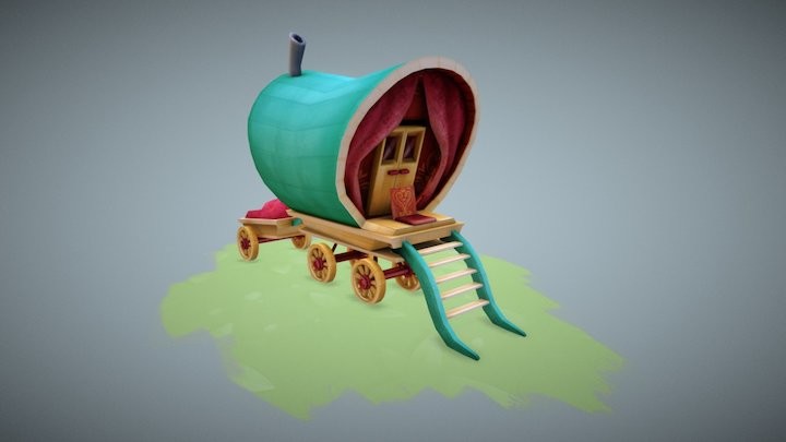 ArtStation - Gypsy Caravan