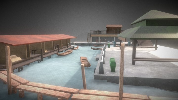 ArtStation - Floating Market