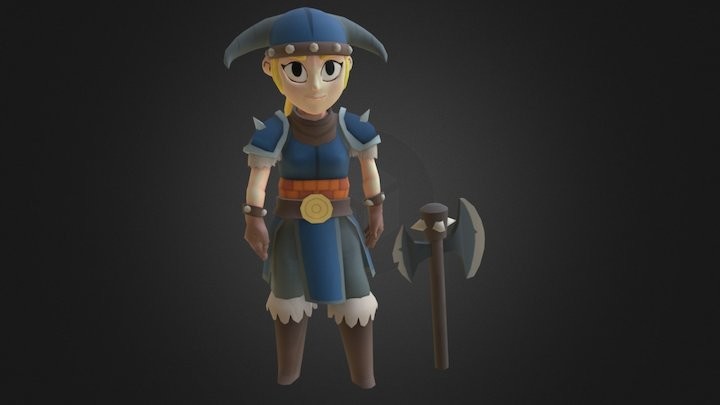 ArtStation - Female Viking Character model