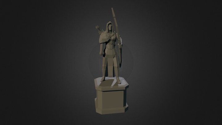 ArtStation - Archer Statue
