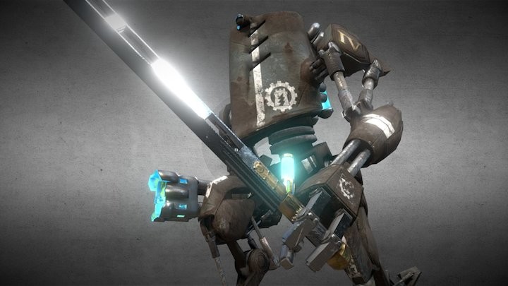 ArtStation - The Morser 16 - Dieselpunk Mech