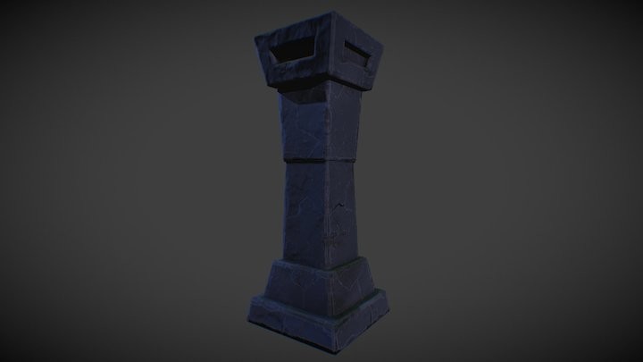 ArtStation - Stylized Pillar houdini