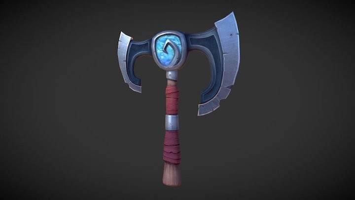 ArtStation - Ice Battle Axe