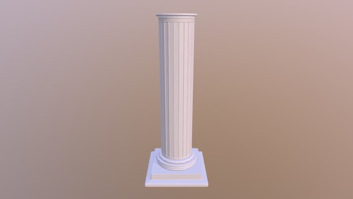 ArtStation - Simple Singular Pillar
