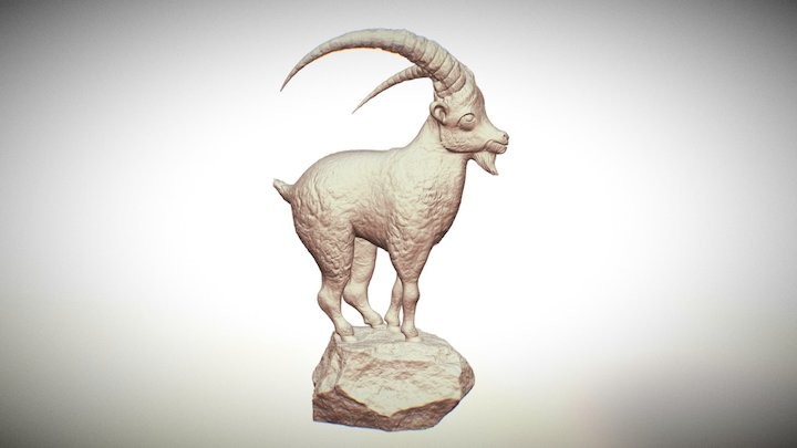 ArtStation - Goat On Stone Hollowed