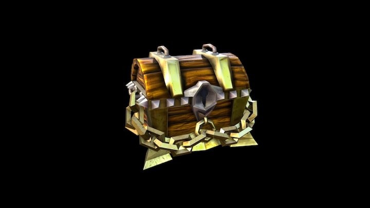 ArtStation - Wood chest for game "The Forestale"