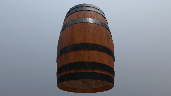 ArtStation - Medieval Barrel Redux