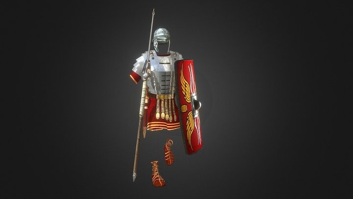 ArtStation - Roman armor all in progress