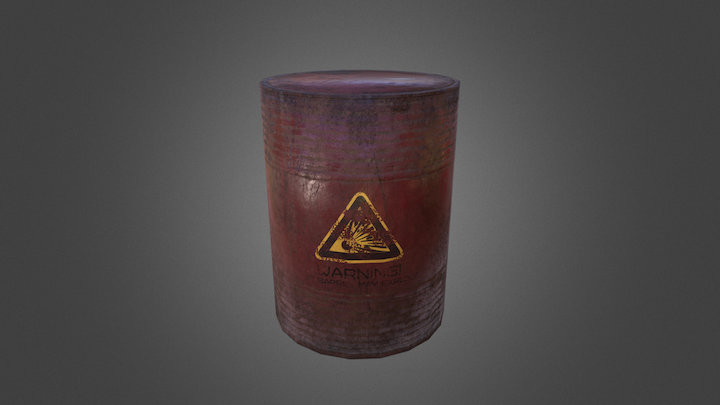 ArtStation - Oil Drum