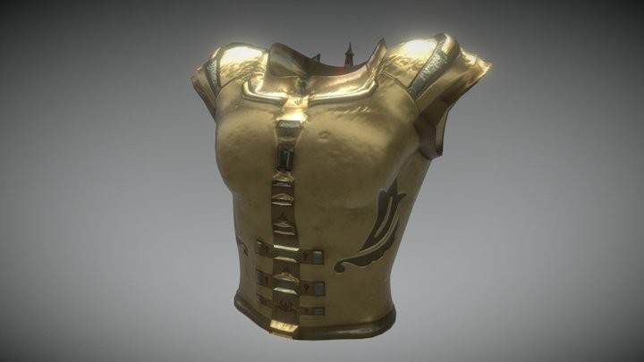 ArtStation - Gold Armor