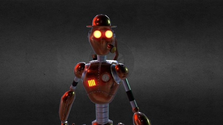 ArtStation - Steam Punk Robot