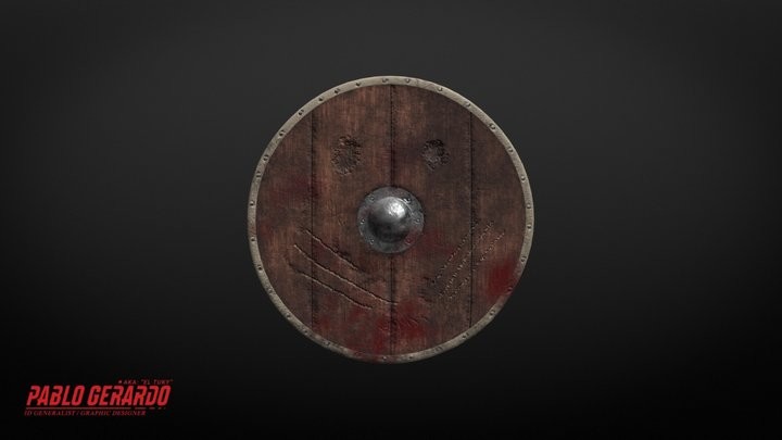 ArtStation - Wooden Shield