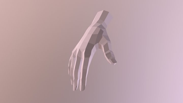ArtStation - Low Poly Hand