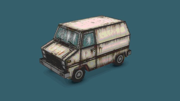 ArtStation - Lowpoly Van