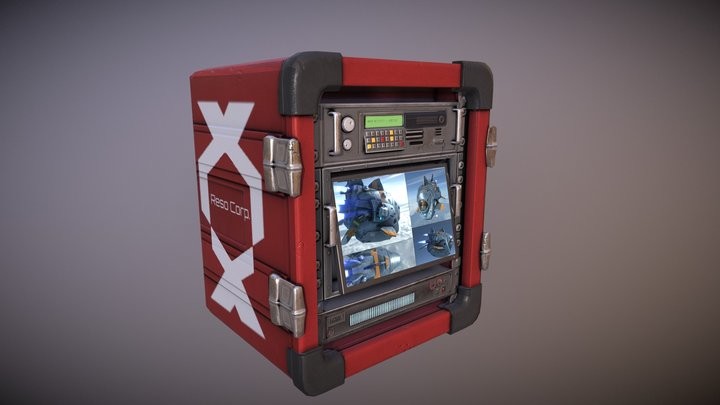 ArtStation - Military computer hard case Asset