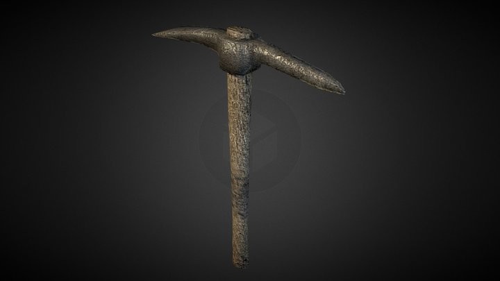 ArtStation - Detailed Old Pickaxe