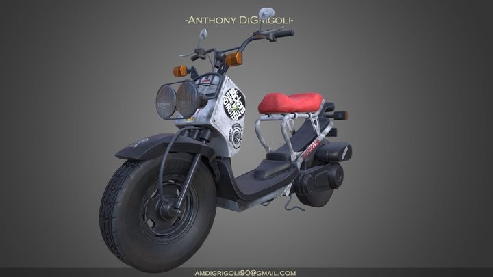ArtStation - Honda Ruckus