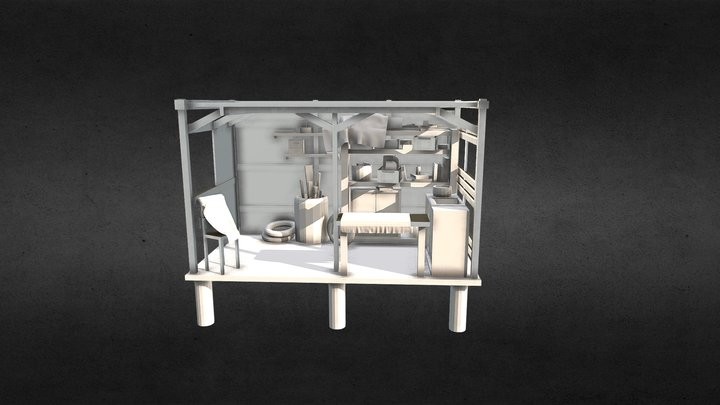 ArtStation - Fishing Warehouse