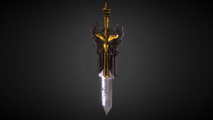 ArtStation - PBR Worn Sword