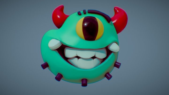 ArtStation - SculptJanuary18 - Day 6 - Moster