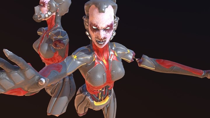 ArtStation - A-Tech Cybernetic: Cyber Zombie