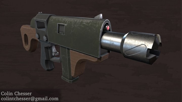 ArtStation - Stylized SMG