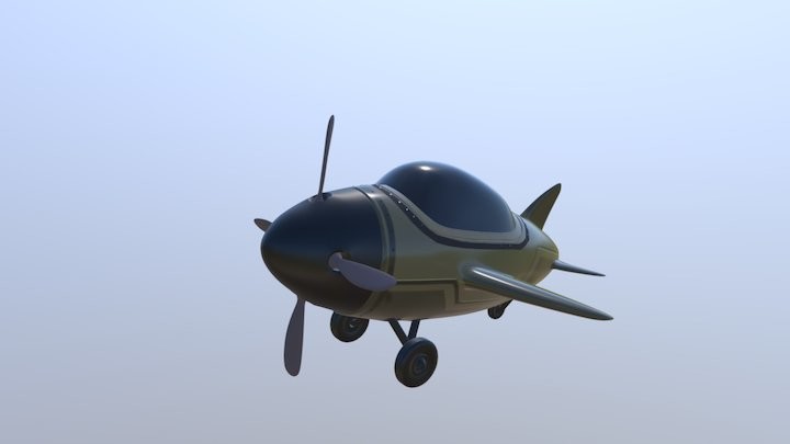 ArtStation - Avion/Plane 3D Blender