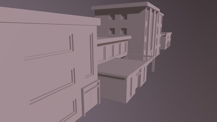 ArtStation - Low Poly Buildings