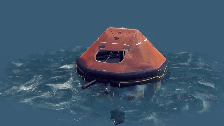 ArtStation - MK-7 Life Raft