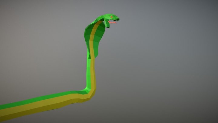 ArtStation - Snake Low Poly
