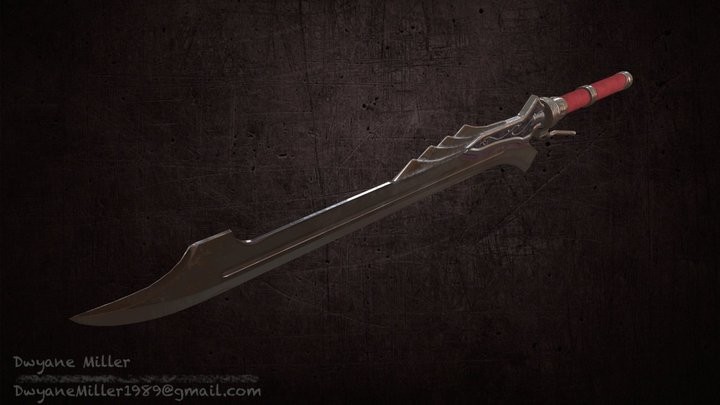 ArtStation - Red Queen Sword